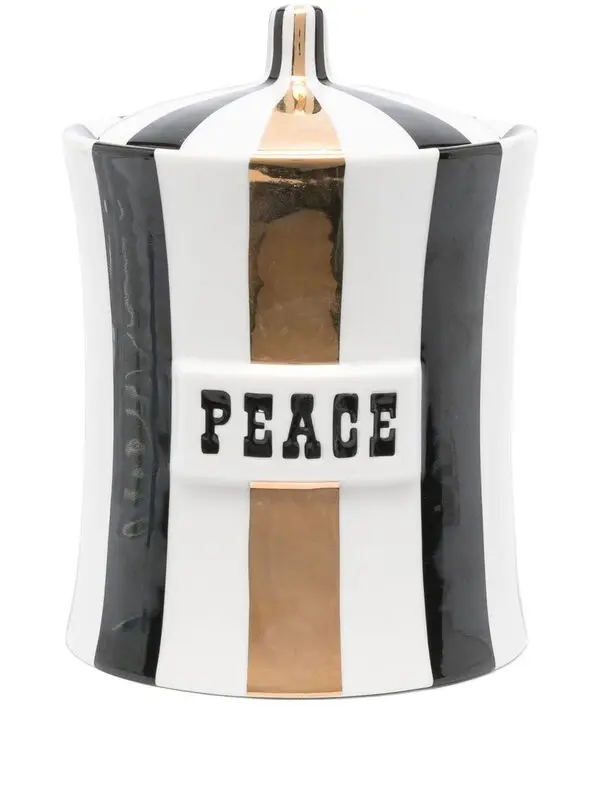 Jonathan Adler Peace Striped Canister