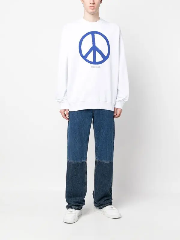 COUNTY OF MILAN Marcelo Burlon Organic Cotton Sweatshirt