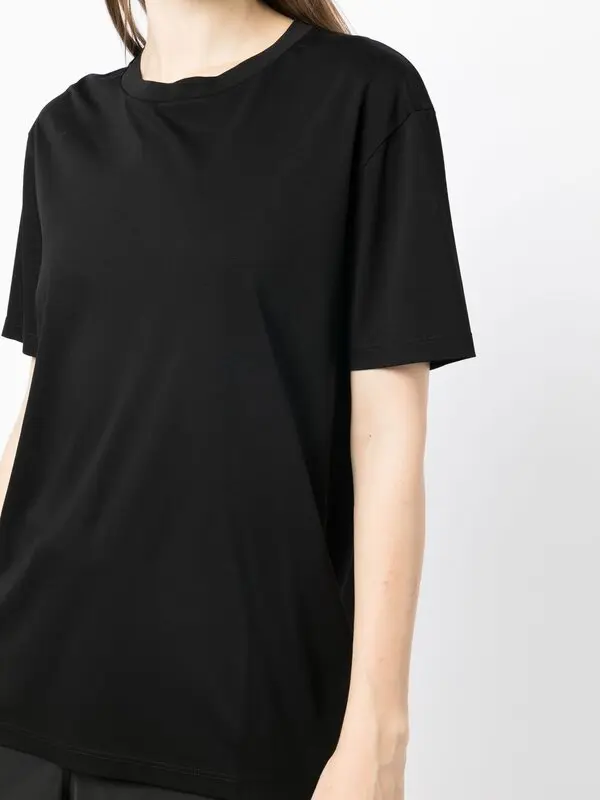 JIL SANDER Crew Neck Short-sleeved T-shirt - Black