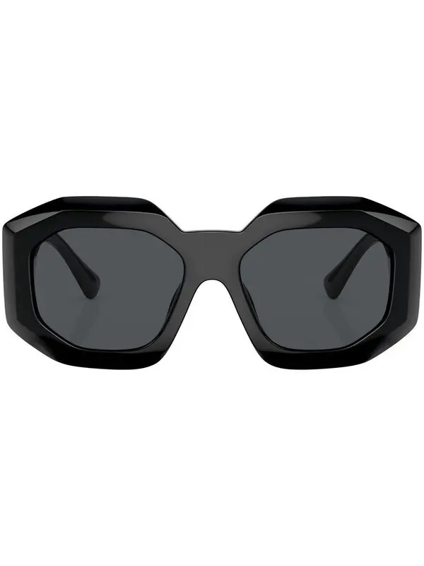 Versace Medusa Plaque Sunglasses - Black
