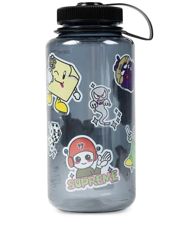 Supreme X Nalgene Characters Water Bottle - Black