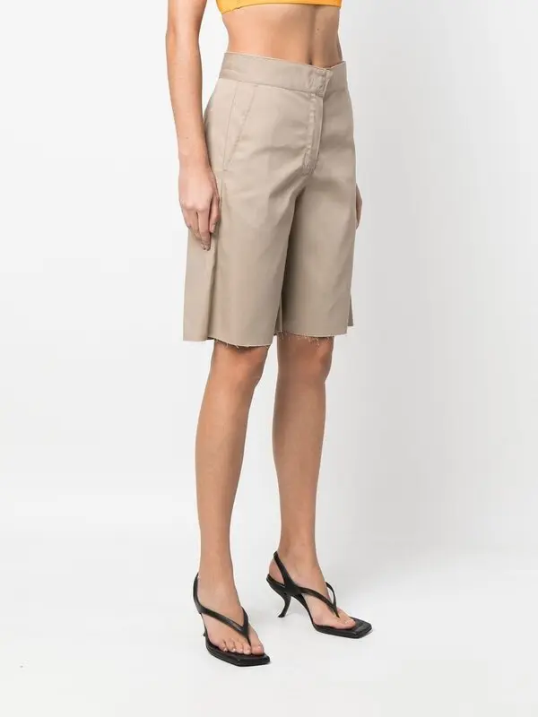 Palm Angels Reverse Waistband Knee-length Shorts
