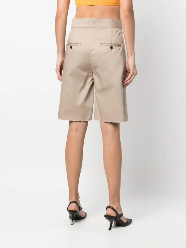 Palm Angels Reverse Waistband Knee-length Shorts