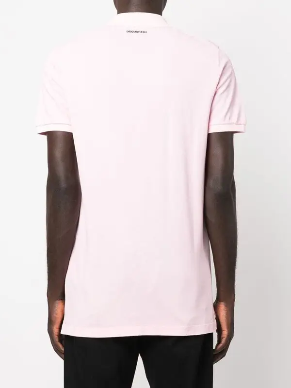 Dsquared2 Stamp-appliqué Short-sleeve Polo Shirt