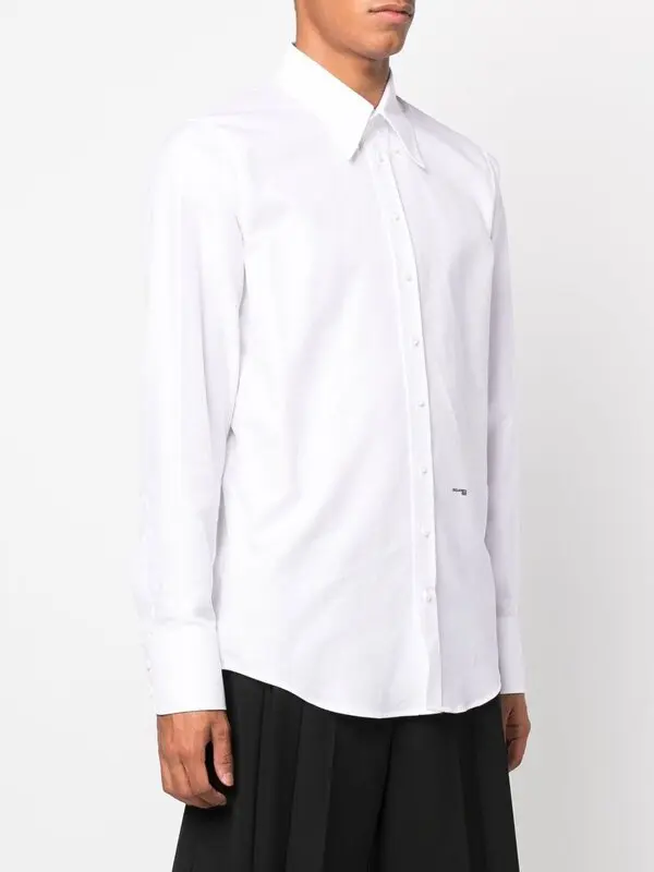 Dsquared2 Logo-detail Button-up Shirt - White
