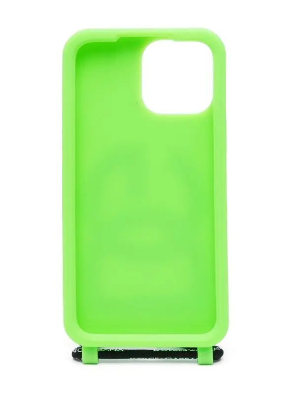 Dolce & Gabbana Logo-embossed Iphone 13 Pro Max Case - Green