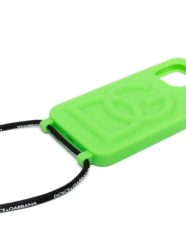 Dolce & Gabbana Logo-embossed Iphone 13 Pro Max Case - Green