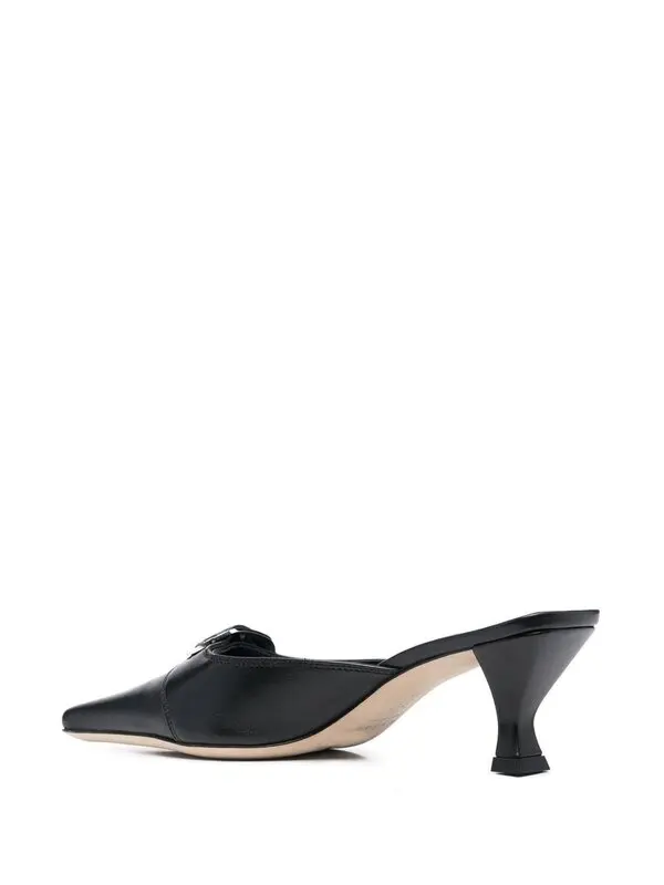 By Far Evelyn Leather Mules
