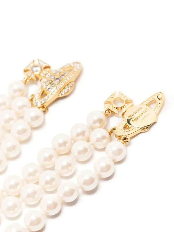 VIVIENNE WESTWOOD Three-row Bas Relief Bracelet
