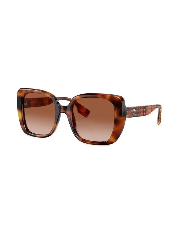 Burberry Helena Tortoiseshell-frame Sunglasses