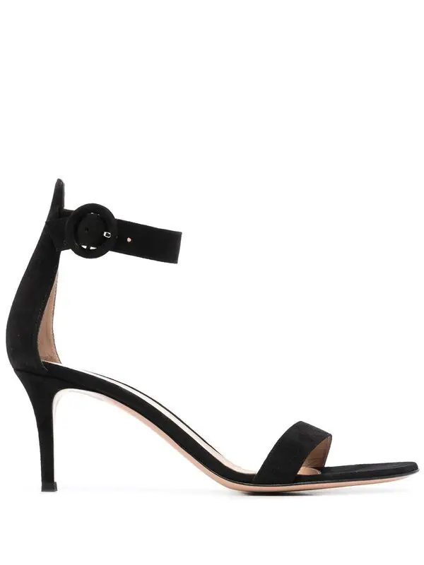 GIANVITO ROSSI Portofino 70mm Sandals - Black