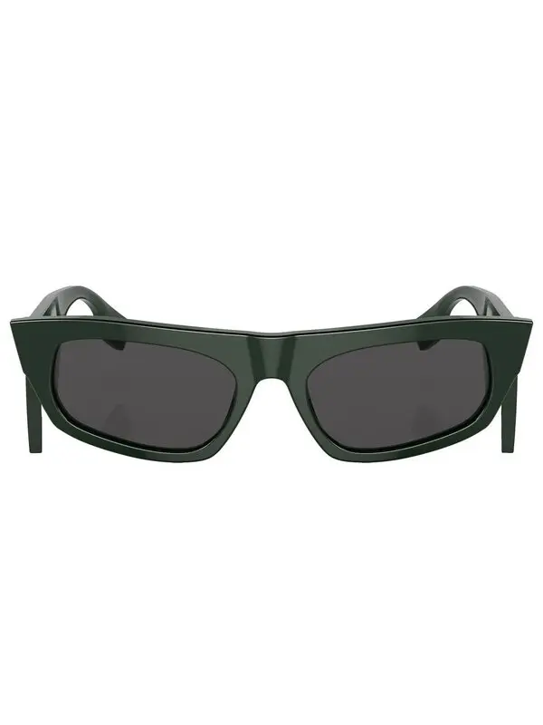Burberry Palmer Side-logo Detail Sunglasses - Green