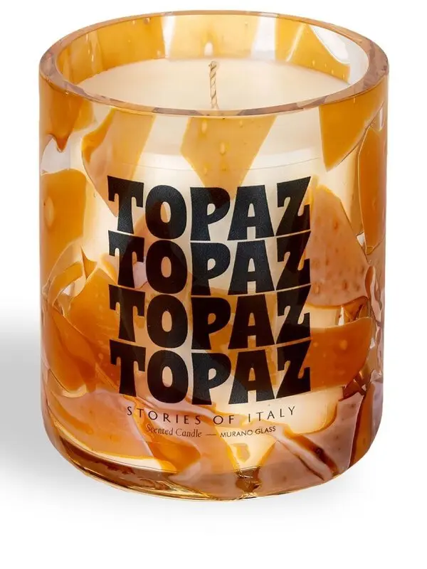 STORIES OF ITALY Topaz Scented Candle - Orange