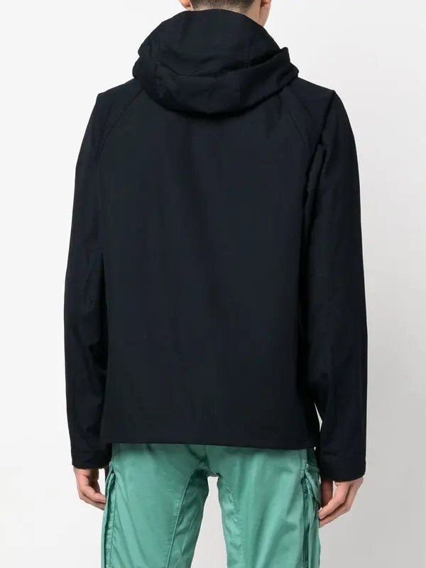 C.P. COMPANY Logo-patch Zipped Hooded Jacket