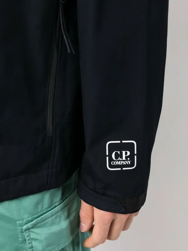 C.P. COMPANY Logo-patch Zipped Hooded Jacket