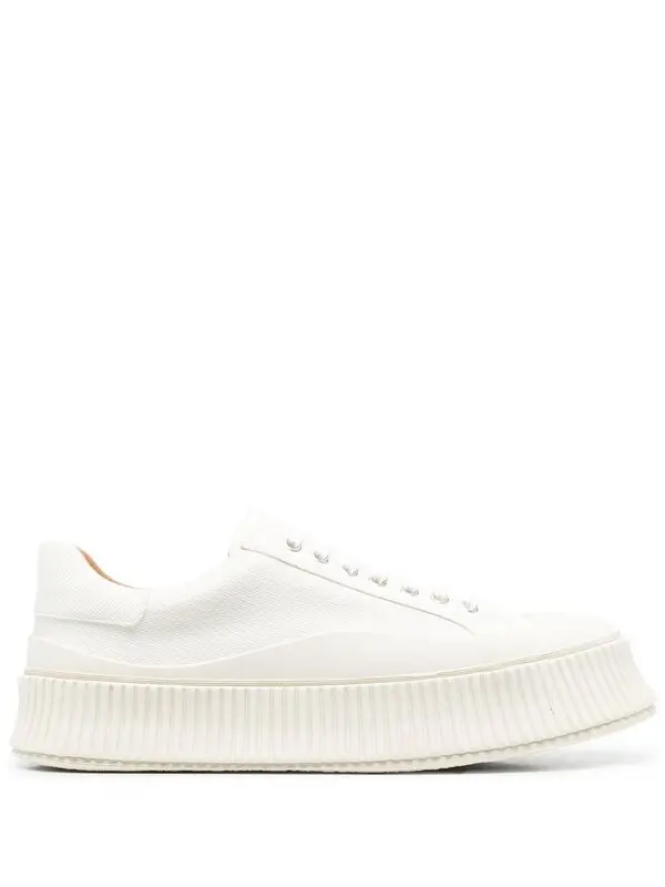 JIL SANDER Ridged Low-top Sneakers