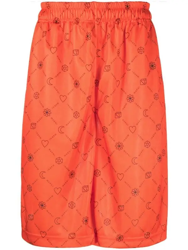 Marni Logo-print Shorts