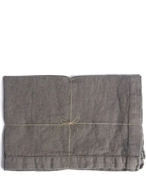 ONCE MILANO Set Of Two Linen Placemats - Grey