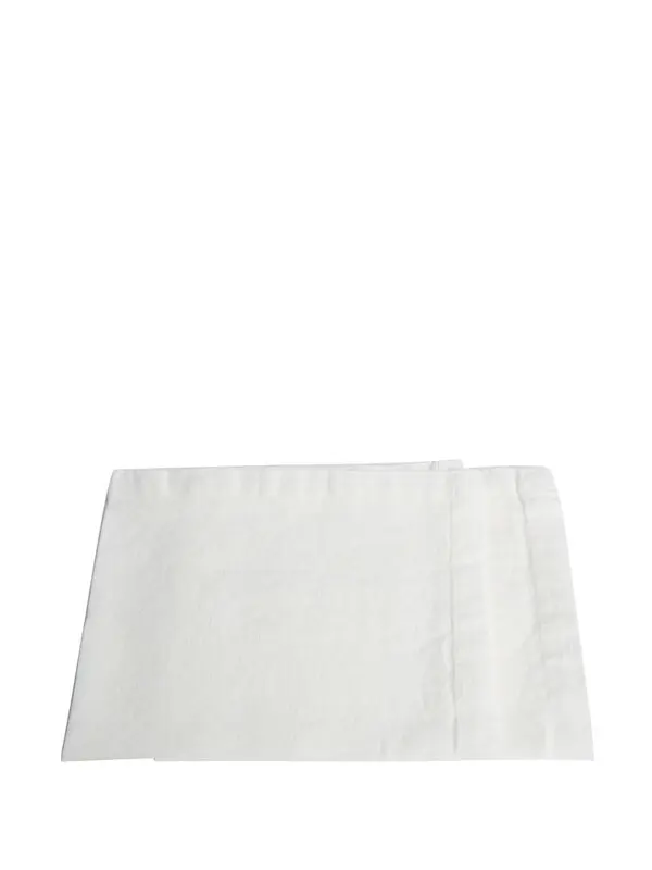 ONCE MILANO Set Of Two Linen Placemats - White