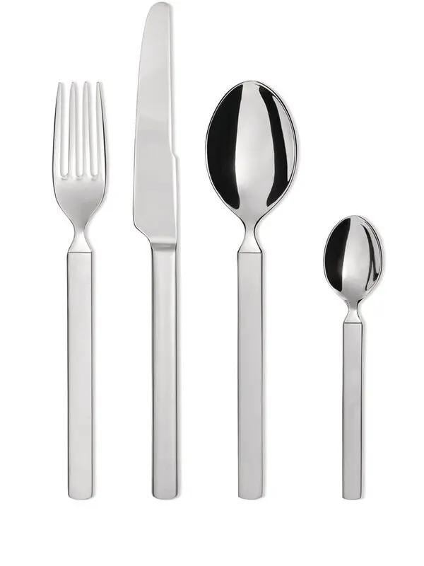 ALESSI Dry 24-piece Cutlery Set - Silver