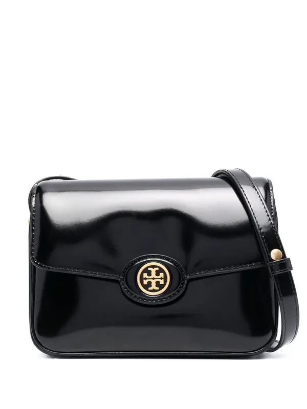 Tory Burch Robinson Spazzolato Leather Shoulder Bag