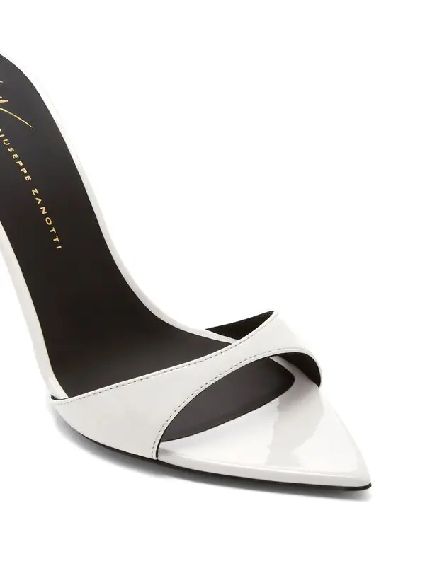 GIUSEPPE ZANOTTI 90mm Intriigo Sandals - White