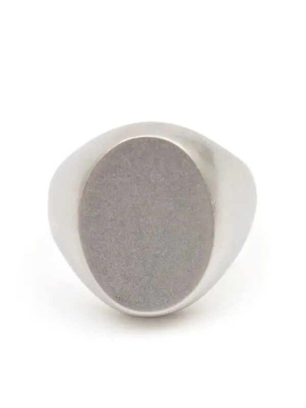 MAISON MARGIELA Chevalier Signet Ring - Silver