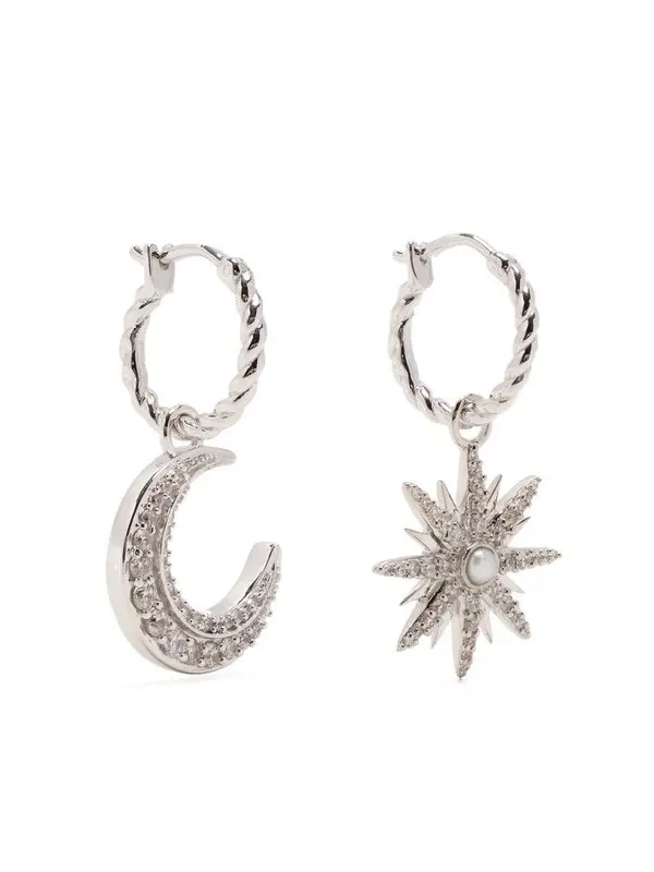 MISSOMA X Harris Reed Moonlight Hoop Earrings - Silver