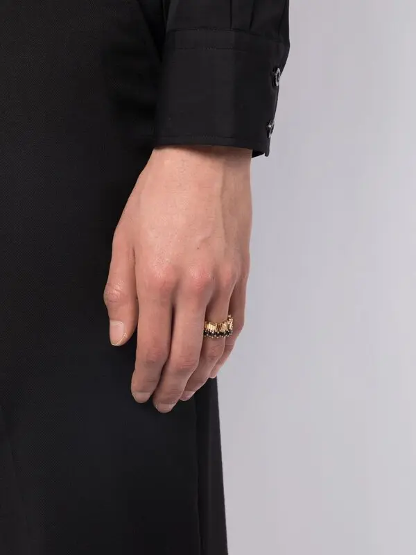 SUZANNE KALAN 18kt Yellow Mini Sapphire Eternity Band