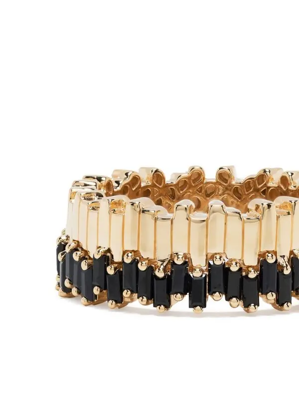 SUZANNE KALAN 18kt Yellow Mini Sapphire Eternity Band