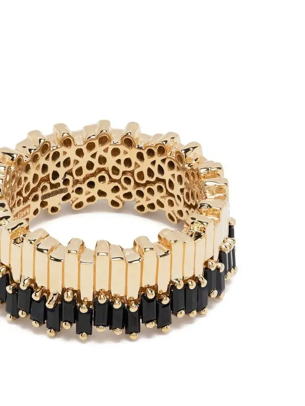 SUZANNE KALAN 18kt Yellow Mini Sapphire Eternity Band
