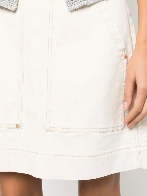 Brunello Cucinelli High-rise Mini Skirt