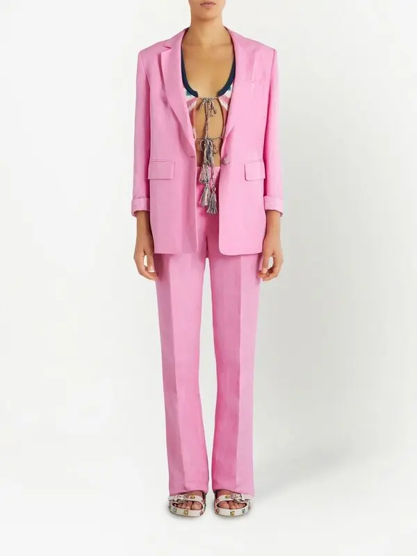 Etro High-rise Staight-leg Trousers