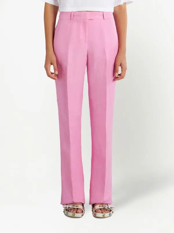 Etro High-rise Staight-leg Trousers