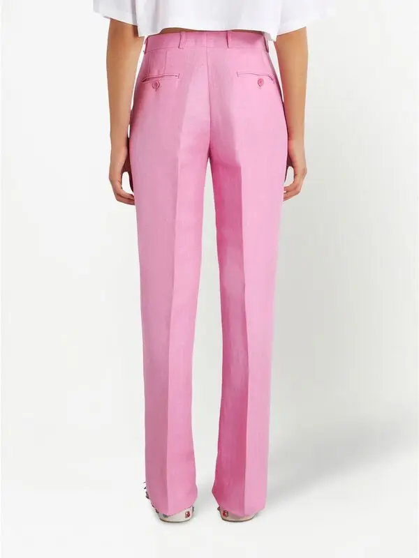 Etro High-rise Staight-leg Trousers