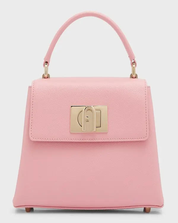 FURLA 1927 MINI TOP HANDLE ピンクゴールド Top Handle MINI COGNAC h Furla 1927 | Furla US