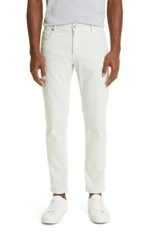 Eleventy Cotton Stretch Twill Pants - Green