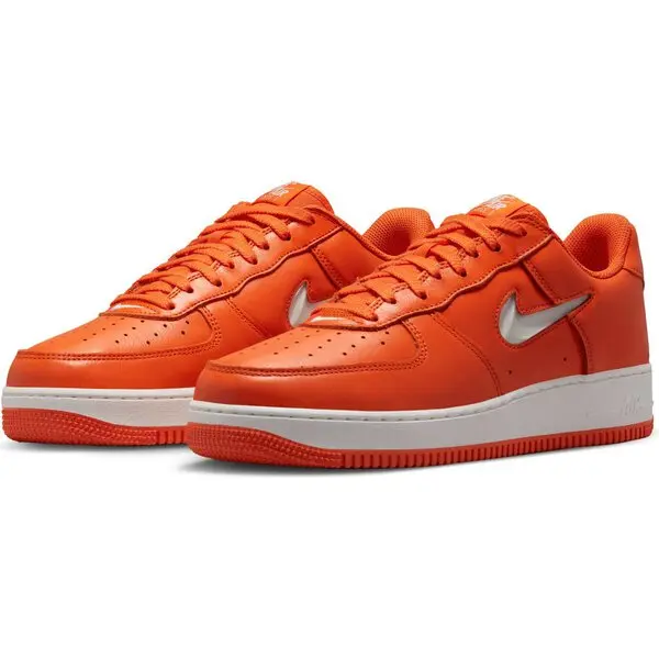 Nike Air Force 1 Low Retro Basketball Sneaker - Safety Orange/summit White