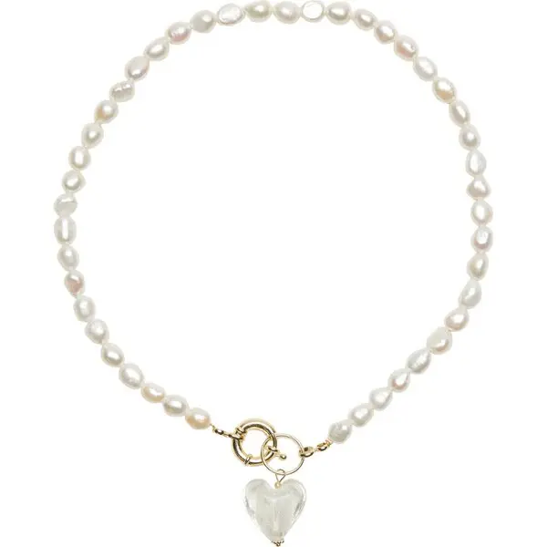 PETIT MOMENTS Lisa Freshwater Pearl Necklace - White