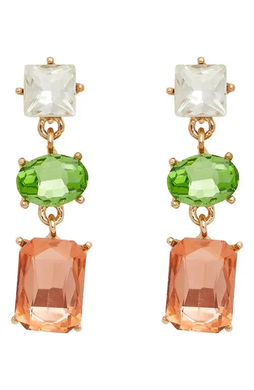 PETIT MOMENTS Allie Drop Earrings - Clear