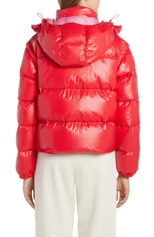 Moncler Mauleon Convertible Down Jacket - Red