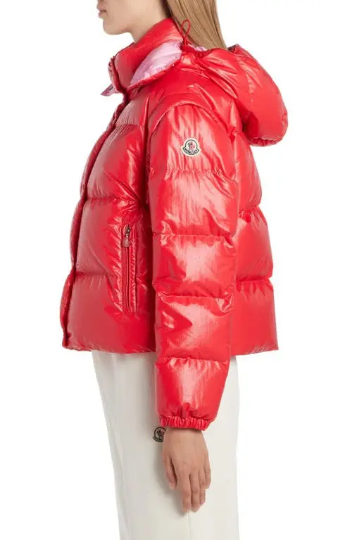 Moncler Mauleon Convertible Down Jacket - Red