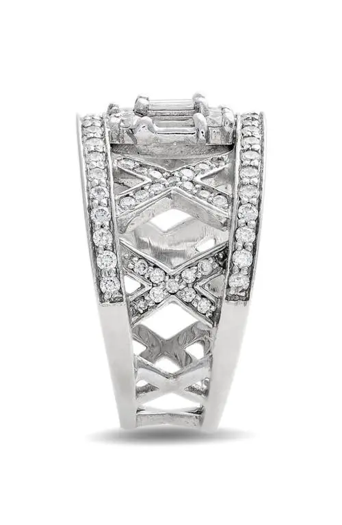 MINDI MOND Clarity Lattice Diamond Ring
