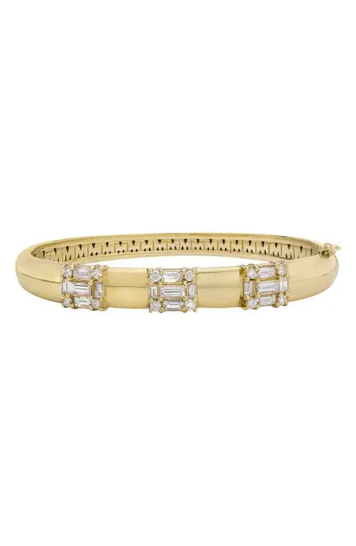 MINDI MOND Clarity Diamond Station Bracelet - 18k Yellow Gold