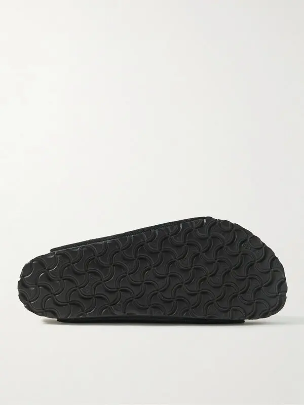 BIRKENSTOCK Arizona Suede Sandals - Black