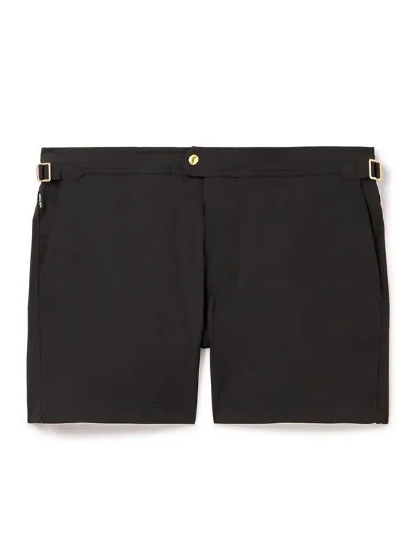 TOM FORD Slim-fit Swim Shorts - Black