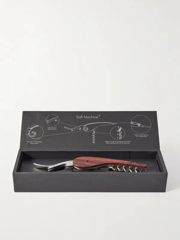L'ATELIER DU VIN Soft Machine Rosewood And Stainless Steel Corkscrew
