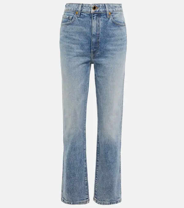 Khaite Abigail High-rise Straight Jeans