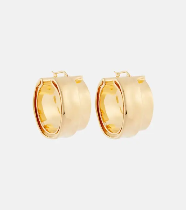 JIL SANDER Layered Hoop Earrings - Gold