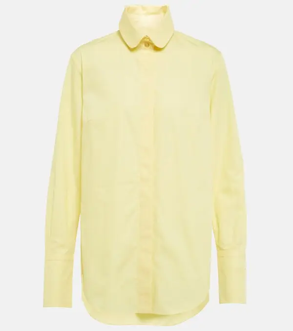 PATOU Oversized Cotton Poplin Shirt